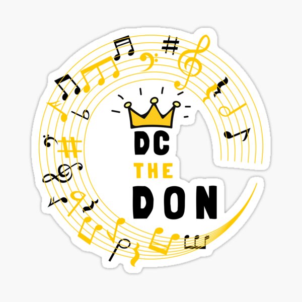 "DC THE DON " Sticker for Sale by ankit98 | Redbubble
