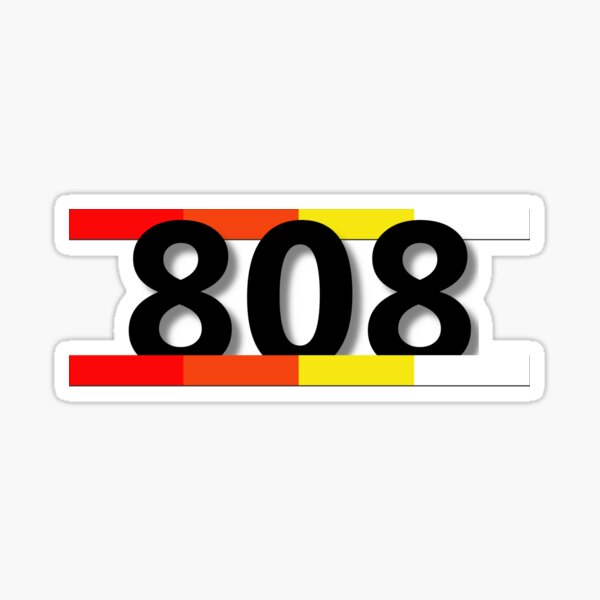 "Roland TR - 808 " Sticker for Sale by iconatastic | Redbubble