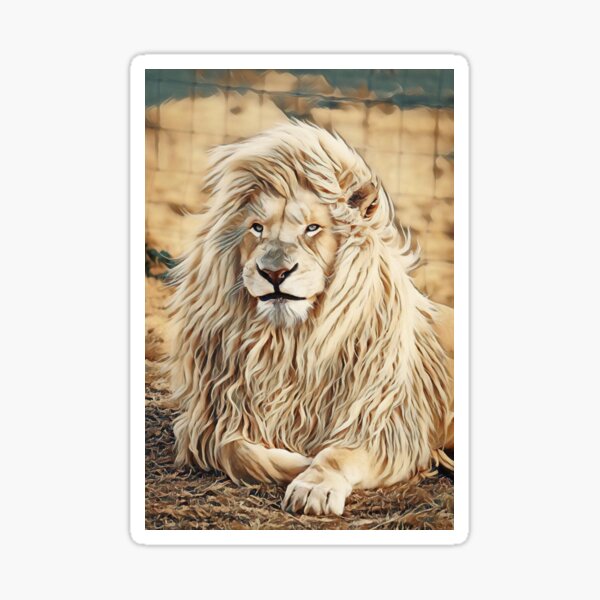 "Lion Art Design" Sticker for Sale by GamesandMovies | Redbubble