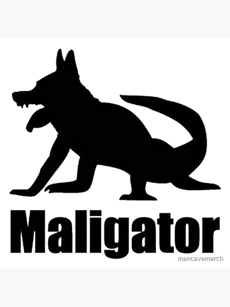 "Maligator silhouette" Poster for Sale by mancavemerch | Redbubble