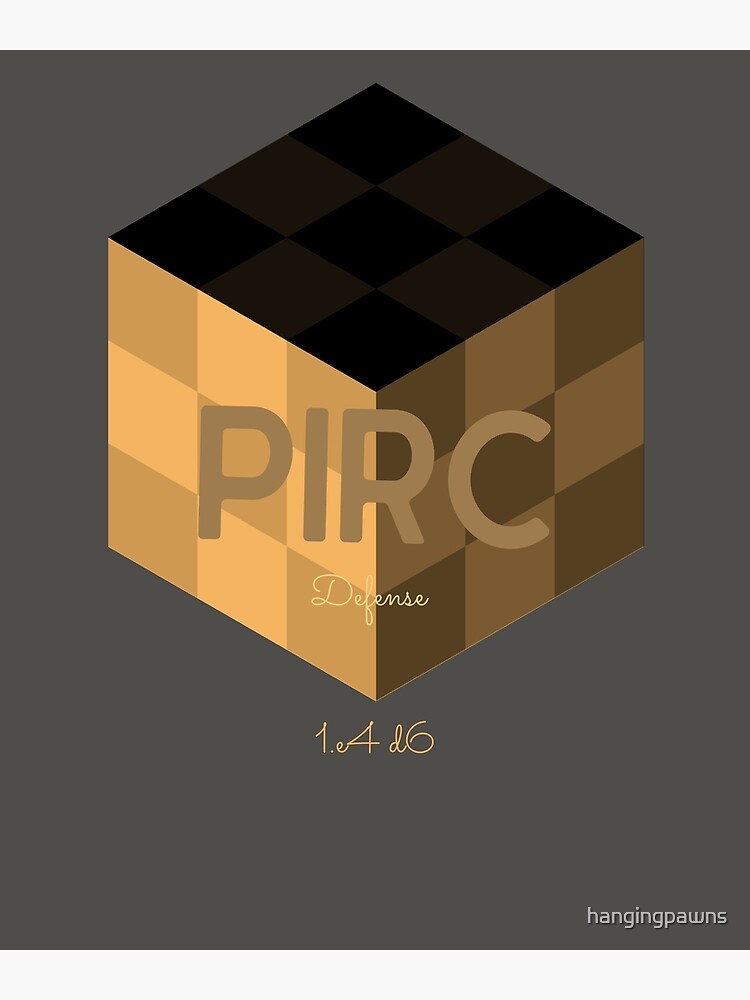 "Chess Pirc Defense" Poster for Sale by hangingpawns | Redbubble