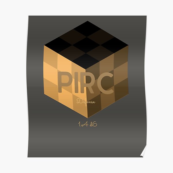 "Chess Pirc Defense" Poster for Sale by hangingpawns | Redbubble