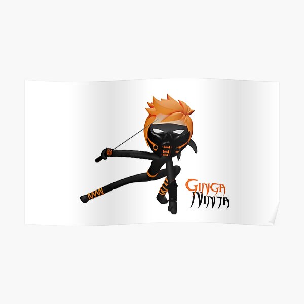 "Ginga Ninja Hero Landing" Poster by GingaNinjaStore | Redbubble