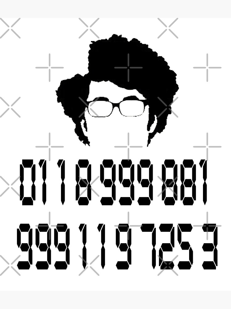 "IT Crowd Emergency Services Number" Poster by CSDesignandGift | Redbubble