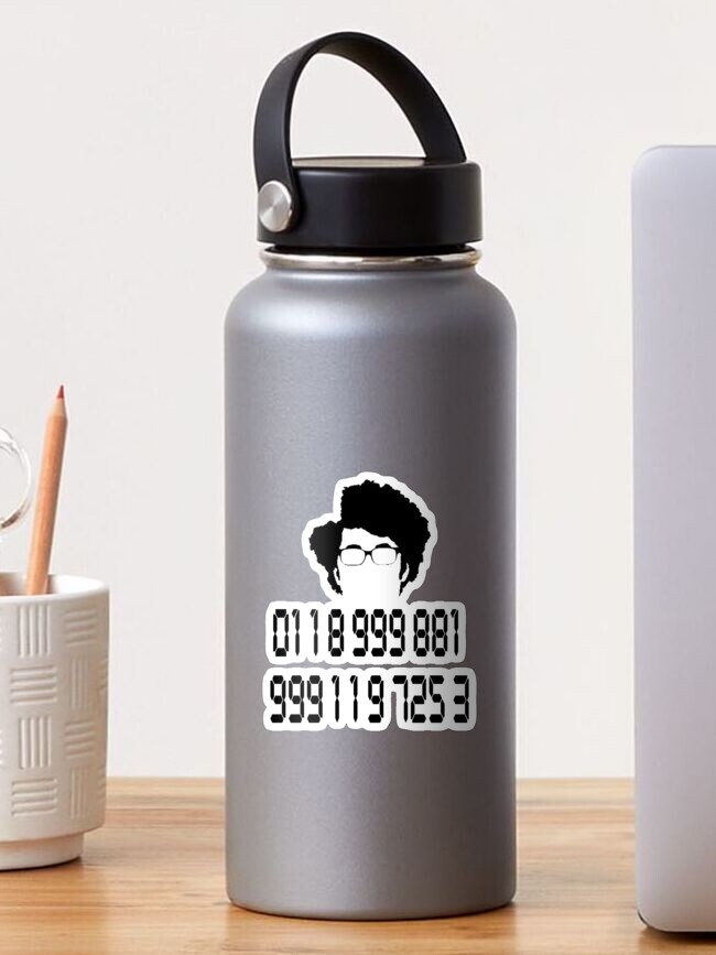 "IT Crowd Emergency Services Number" Sticker for Sale by ...