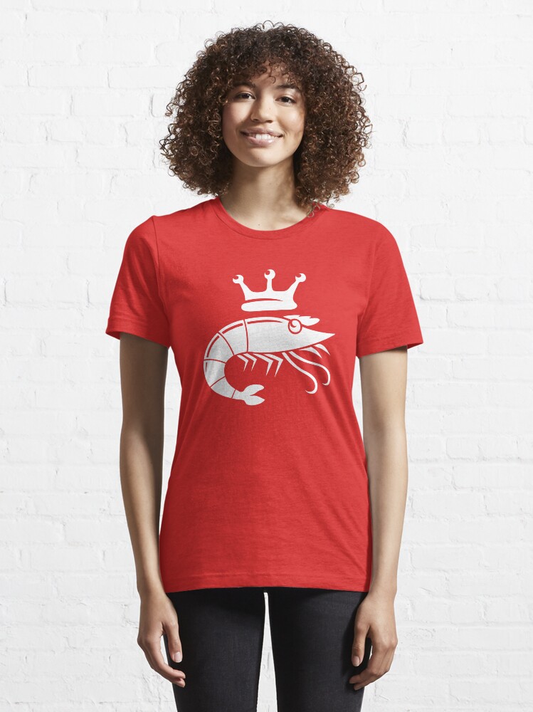"King Prawn - Crimson" T-shirt for Sale by littlegemma | Redbubble ...