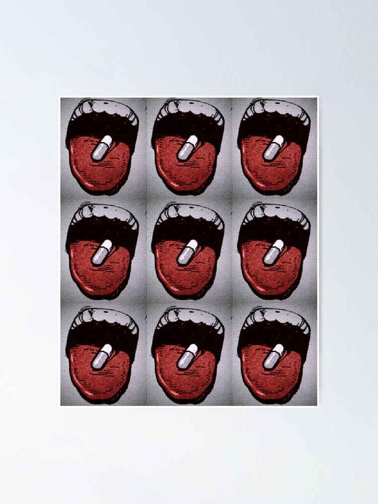 "AKIRA TETSUO PILL POP ART" Poster by recs-official | Redbubble