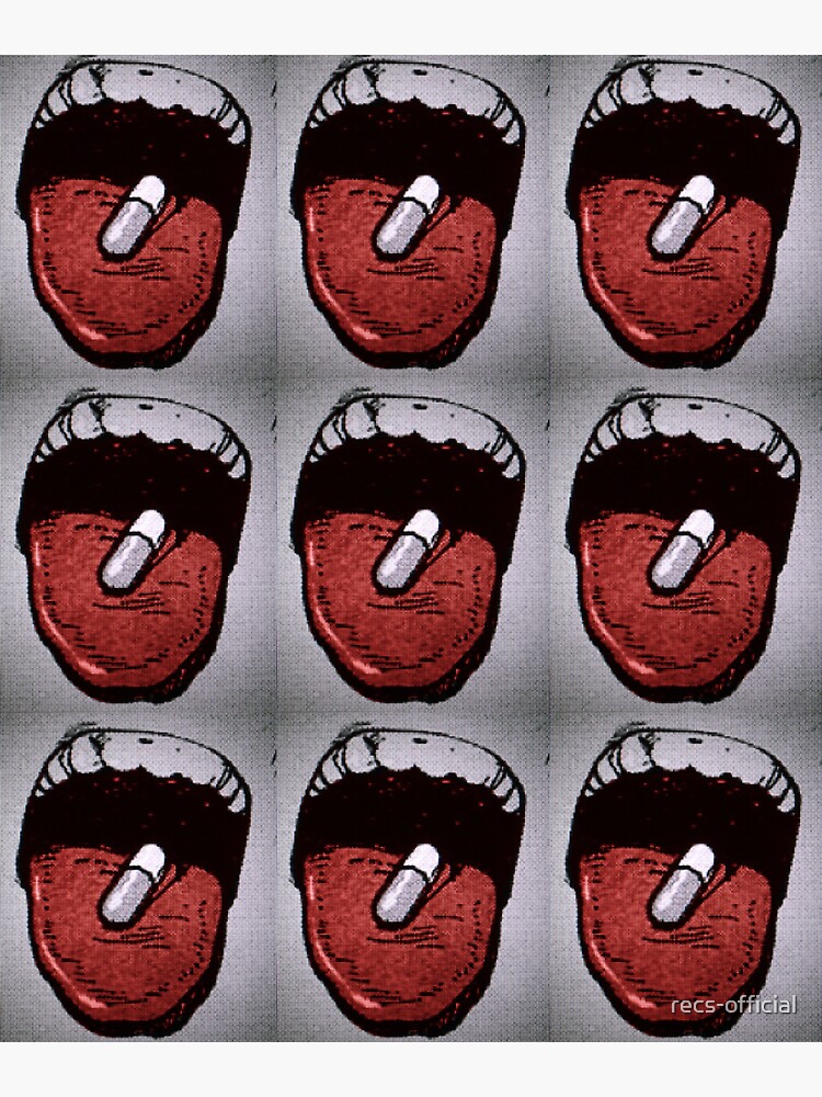 "AKIRA TETSUO PILL POP ART" Sticker for Sale by recs-official | Redbubble