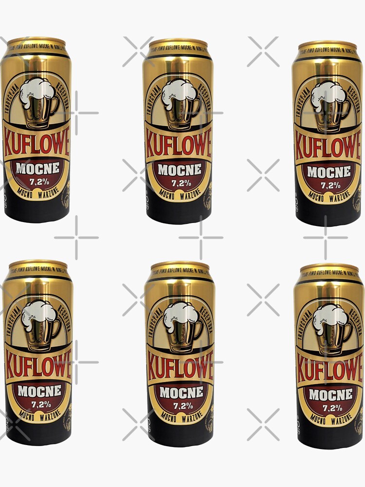 "Kuflowe Mocne 7,2%" Sticker von viktostar | Redbubble