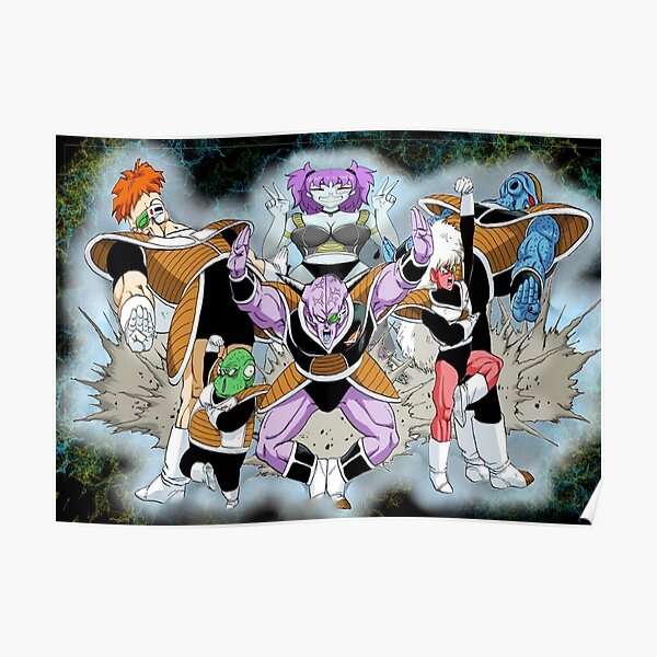 "Mana and the Ginyu force" Poster for Sale by Pegleggamer | Redbubble