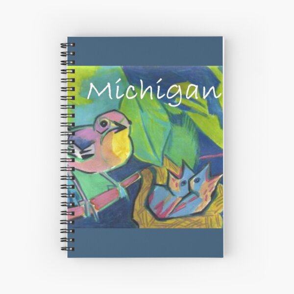 "BIR 011MI" Spiral Notebook for Sale by cjmathewsart | Redbubble