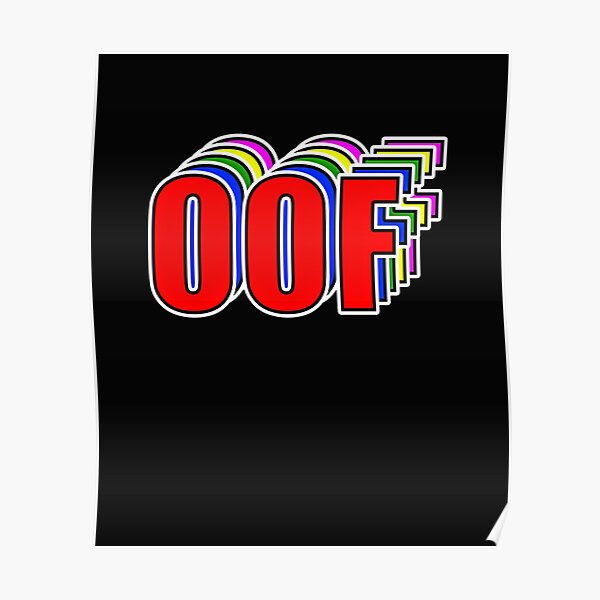 "Cute Gaming Noob - Oof Meme Internet Slang Kids Saying Gamer" Poster ...