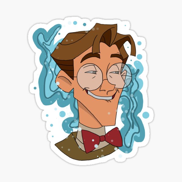 "Milo James Thatch - Atlantis" Sticker for Sale by Skeetbix | Redbubble