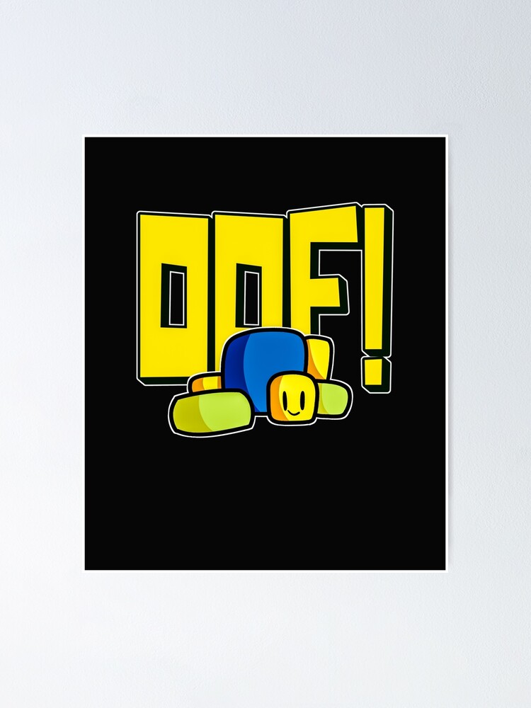 "Cute Gaming Noob - Oof Meme Internet Slang Gamer" Poster for Sale by ...