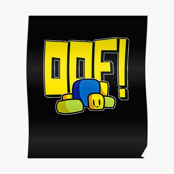 "Cute Gaming Noob - Oof Meme Internet Slang Gamer" Poster for Sale by ...