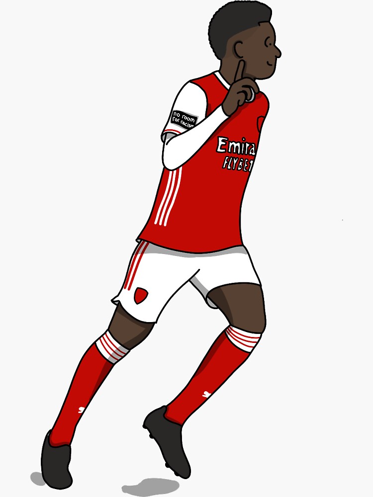 "Saka " Sticker for Sale by poorlydrawnarse | Redbubble