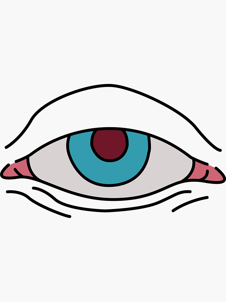"Trippy Eye" Sticker for Sale by spookysaph | Redbubble