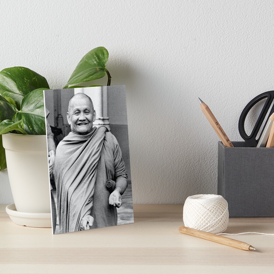 "Ajahn Chah Buddhist Monk" Art Board Print for Sale by JackCurtis1991 ...