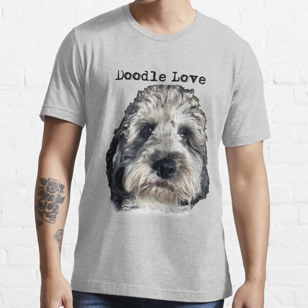 "Black & White Merle Cockapoo / Doodle Dog " T-shirt for Sale by ...