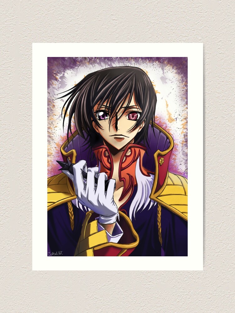 "Lelouch Lamperouge " Art Print for Sale by JuprinxArt | Redbubble
