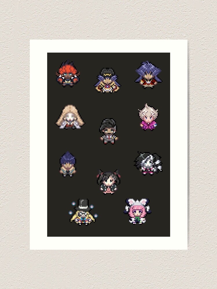 "swsh overworld chibi sprites" Art Print for Sale by shinjistar | Redbubble