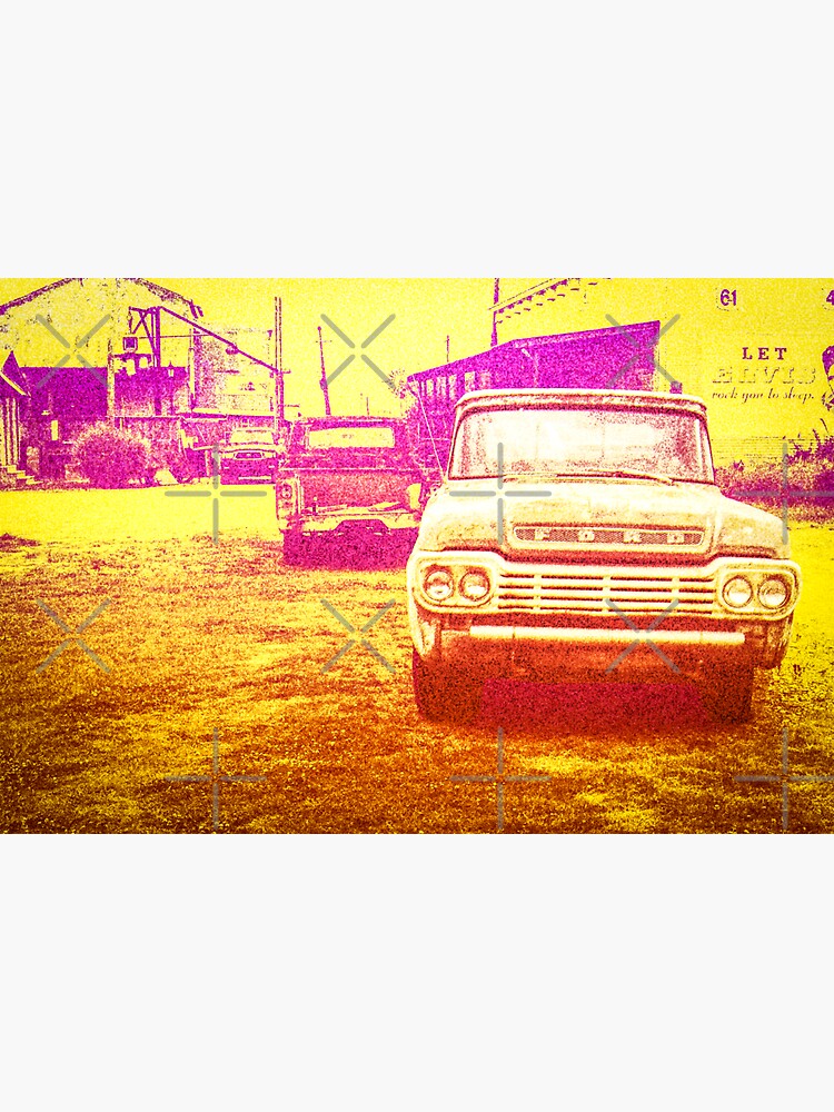 "Neon Rust" Sticker for Sale by OutpostGraphics | Redbubble