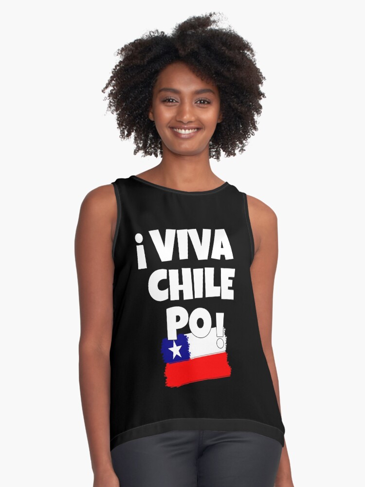 "Viva Chile Po Artistic Design For Born In Chile" Sticker by ...