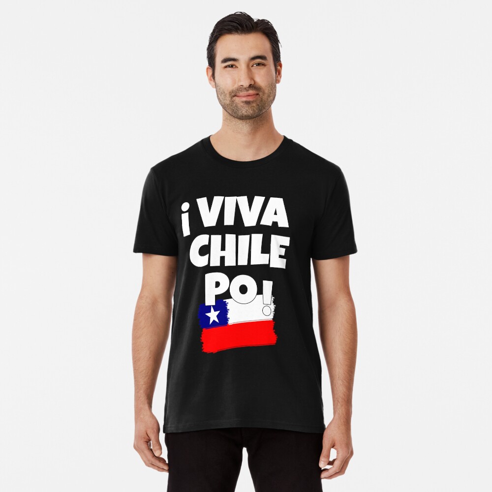"Viva Chile Po Artistic Design For Born In Chile" Sticker by ...