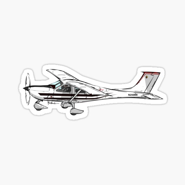 "Jabiru N250MR" Sticker by Statepallets | Redbubble