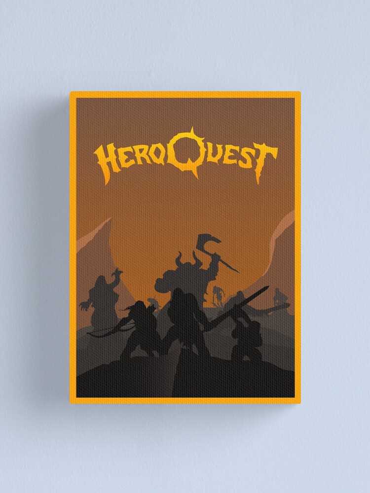 "HeroQuest - Board Games - Minimalist Travel Poster Style - Board Game ...