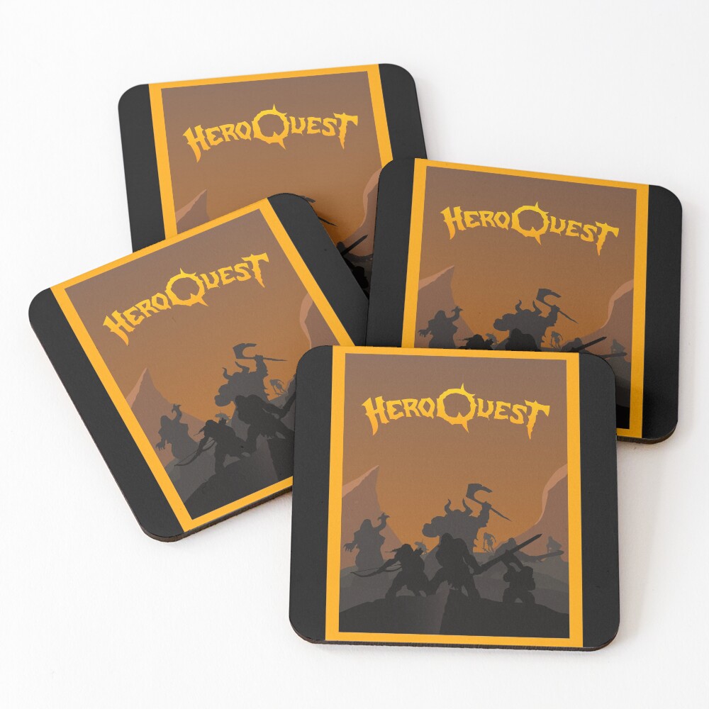 "HeroQuest - Board Games - Minimalist Travel Poster Style - Board Game ...