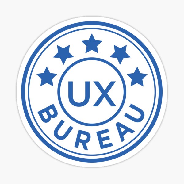 "UXB Logo " Sticker for Sale by YourBrandCoach | Redbubble
