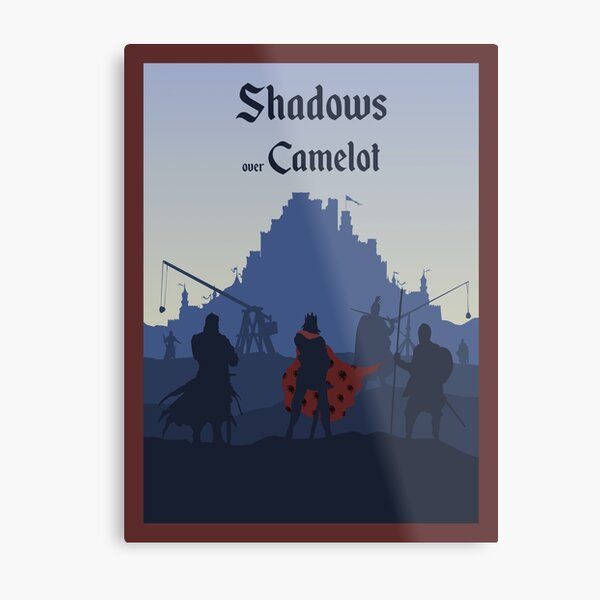 "Shadows Over Camelot - Board Games - Minimalist Travel Poster Style ...