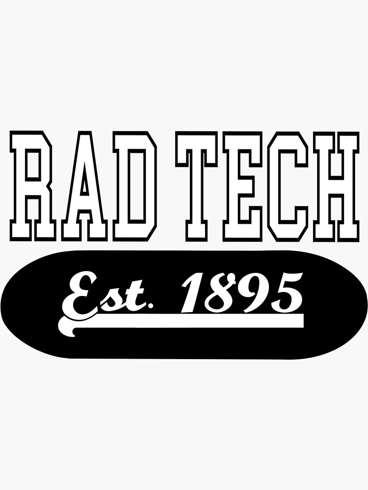 "Rad Tech, Radiology, X-ray Sticker" Sticker by ha-ley | Redbubble