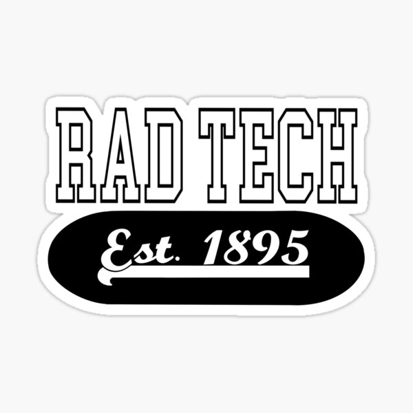 "Rad Tech, Radiology, X-ray Sticker" Sticker by ha-ley | Redbubble