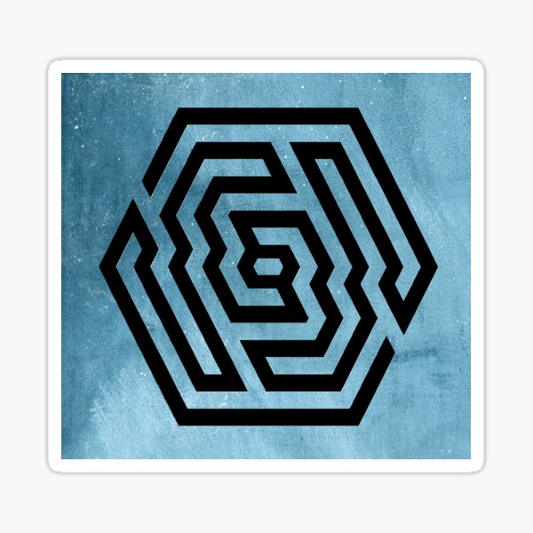 "Blue Chevron" Sticker for Sale by AltogetherAce | Redbubble