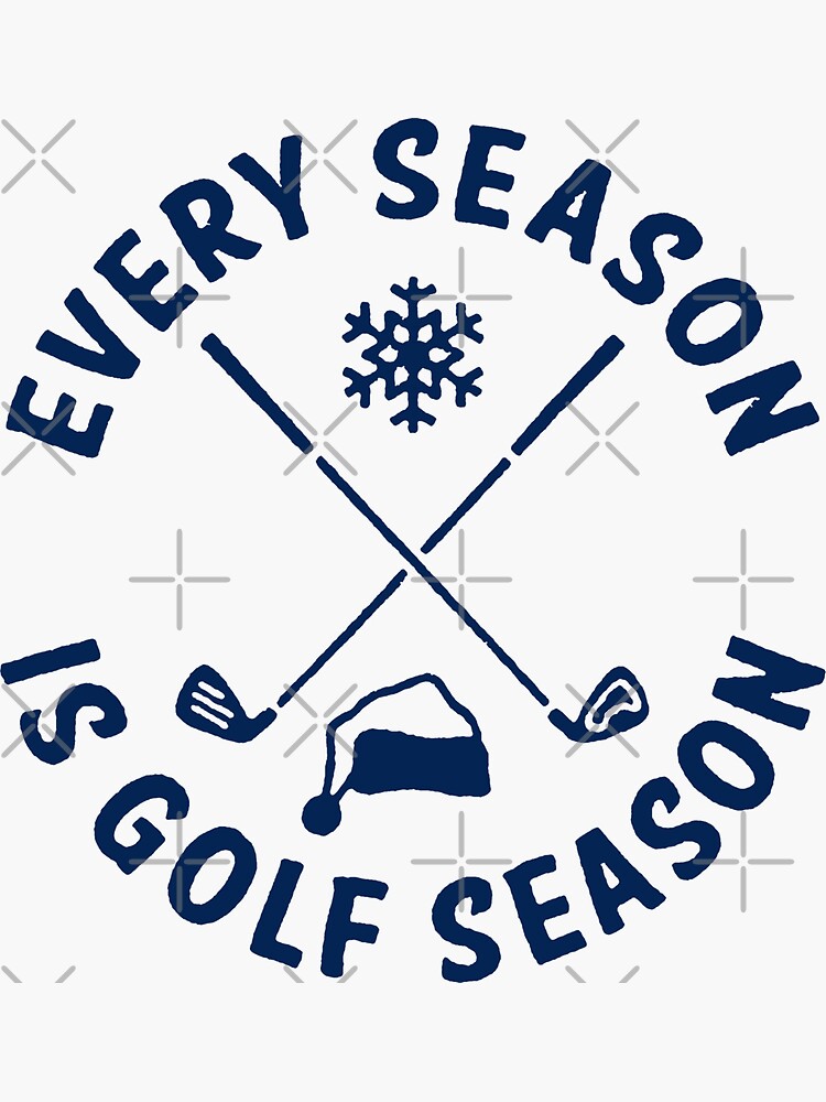 "Every Season Is Golf Season #5" Sticker by SalahBlt | Redbubble