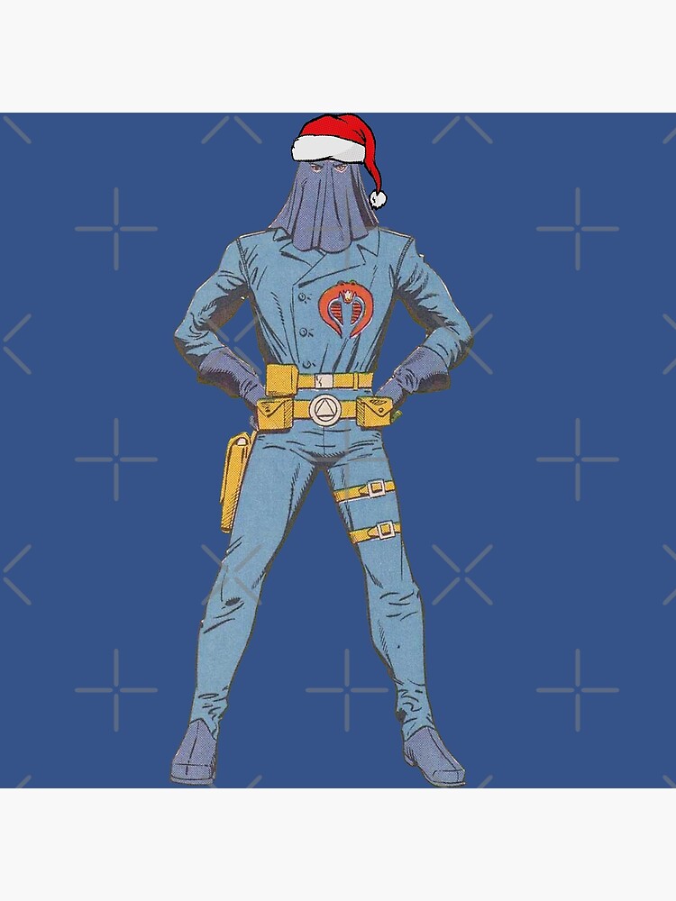 "Christmas Cobra Commander" Poster by ahermitforhire | Redbubble