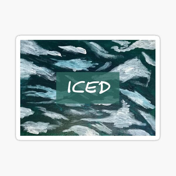 "ICED Logo" Sticker for Sale by ICEDkeopi | Redbubble