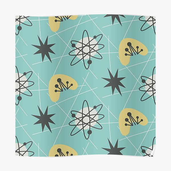 "Mid Century Modern MCM Atomic Age" Poster for Sale by kwillhoite ...