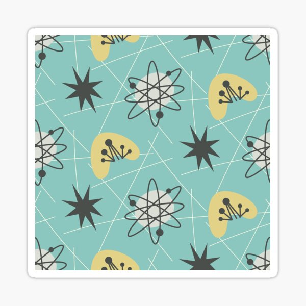 "Mid Century Modern MCM Atomic Age" Sticker for Sale by kwillhoite ...