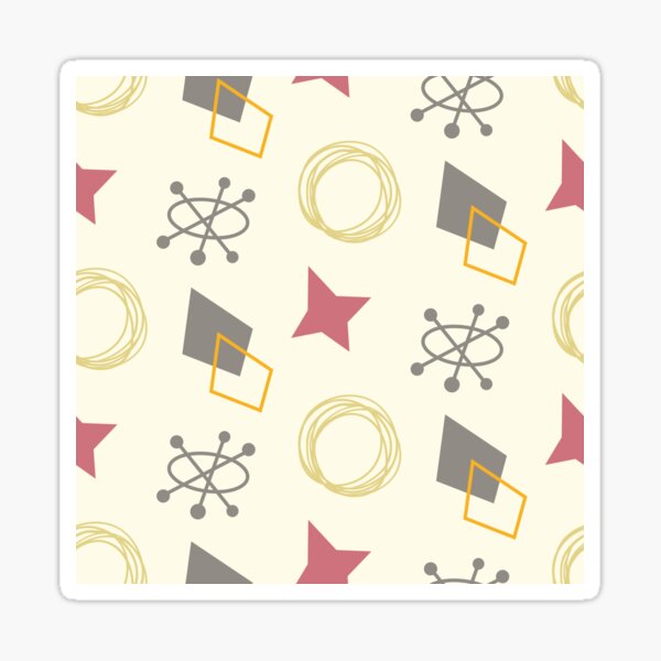 "Mid Century Modern MCM Jazz" Sticker for Sale by kwillhoite | Redbubble