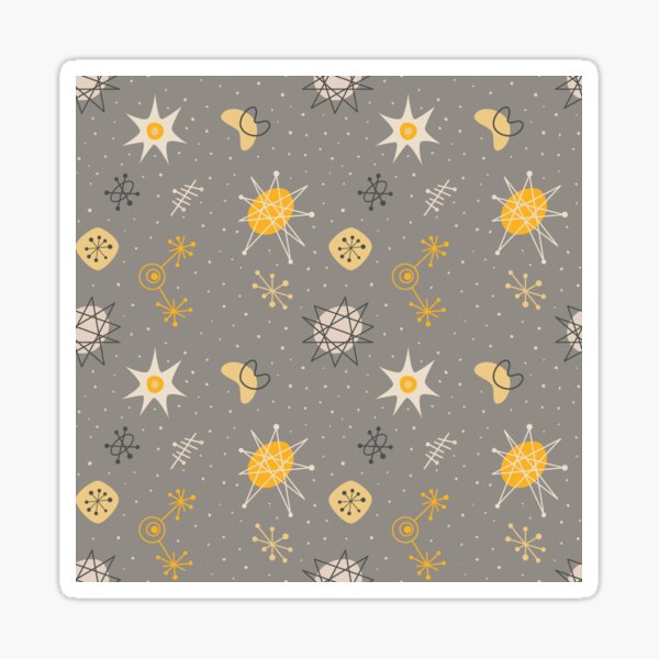 "Mid Century Modern MCM Amoebas" Sticker for Sale by kwillhoite | Redbubble