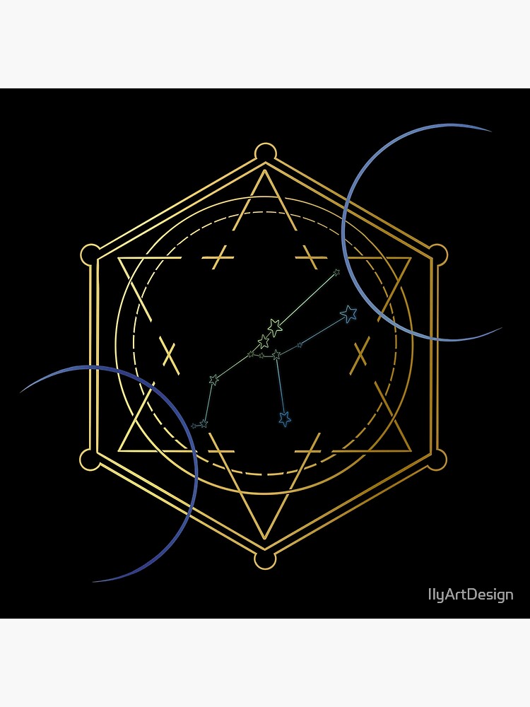 "Taurus zodiac celestial theme - Taurus constellation - Star sign ...