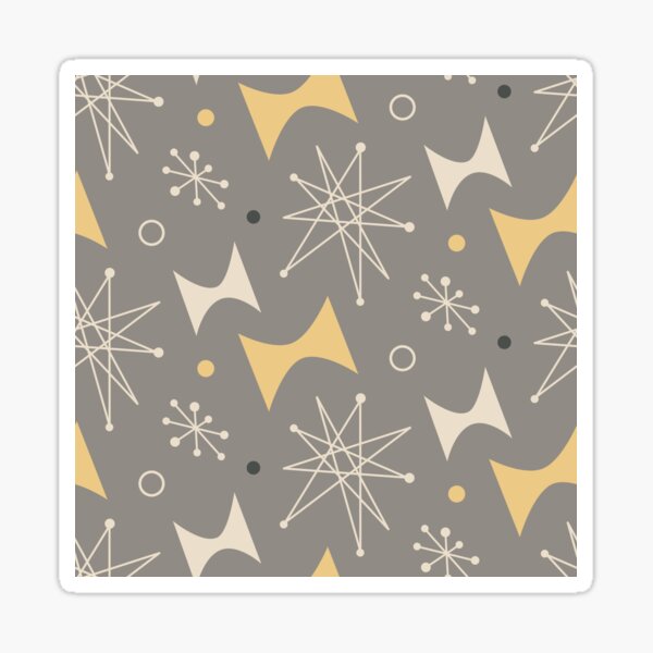 "Mid Century Modern MCM Brasilia" Sticker by kwillhoite | Redbubble