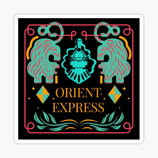"Orient Express" Sticker for Sale by chulitad | Redbubble