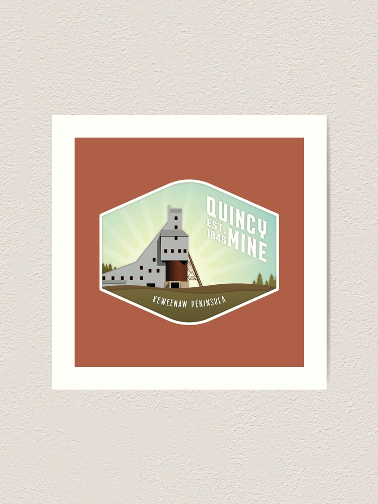 "Quincy Mine" Art Print for Sale by RenegadeCreate | Redbubble