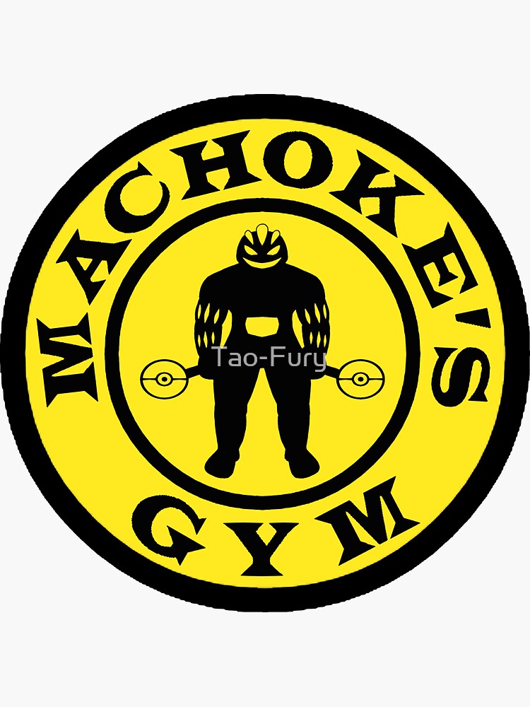 "Machoke's Gym" Sticker for Sale by Tao-Fury | Redbubble