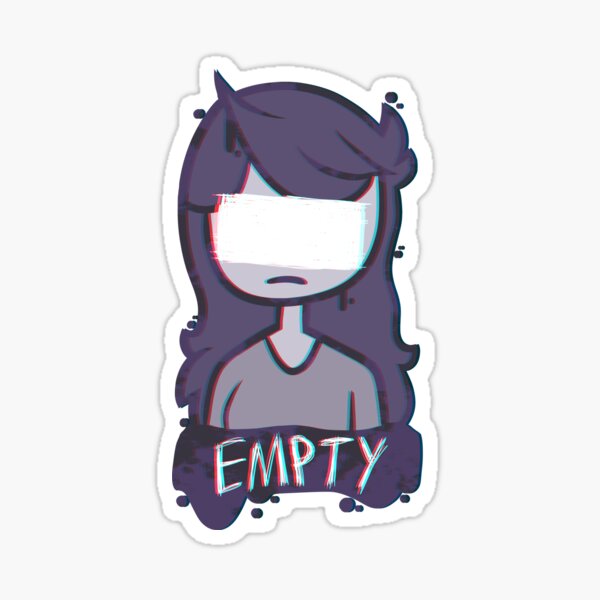"Jaiden Animations EMPTY Graffiti" Sticker by M106 | Redbubble
