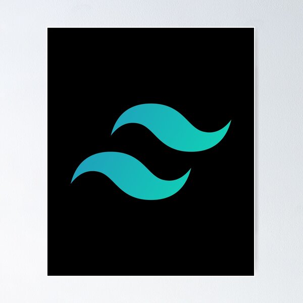 Tailwind Css Mark Css Framework Programmer Coder Poster For Sale By 3292